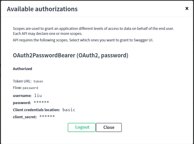 使用fastapi实现简单的oauth2的password和bearer验证 有趣的ai